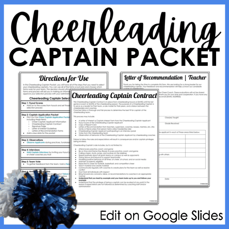 Choose the Best Cheer Captains for your Team - Teach Then Cheer