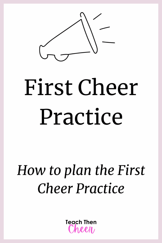 First Cheer Practice - Teach Then Cheer